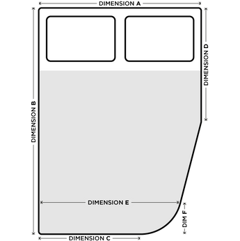 Curved Corner Cutoff Custom Mattress