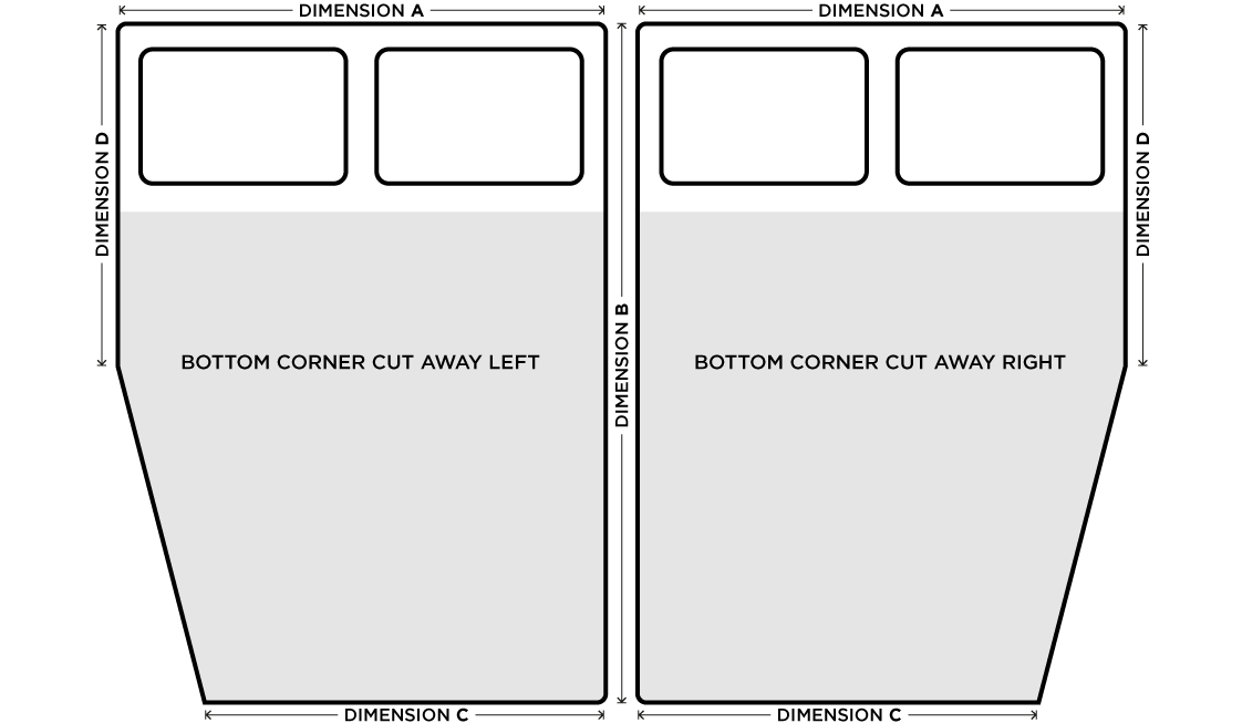 Diagonal Corner Cutoff Custom Mattress | Free UK Delivery